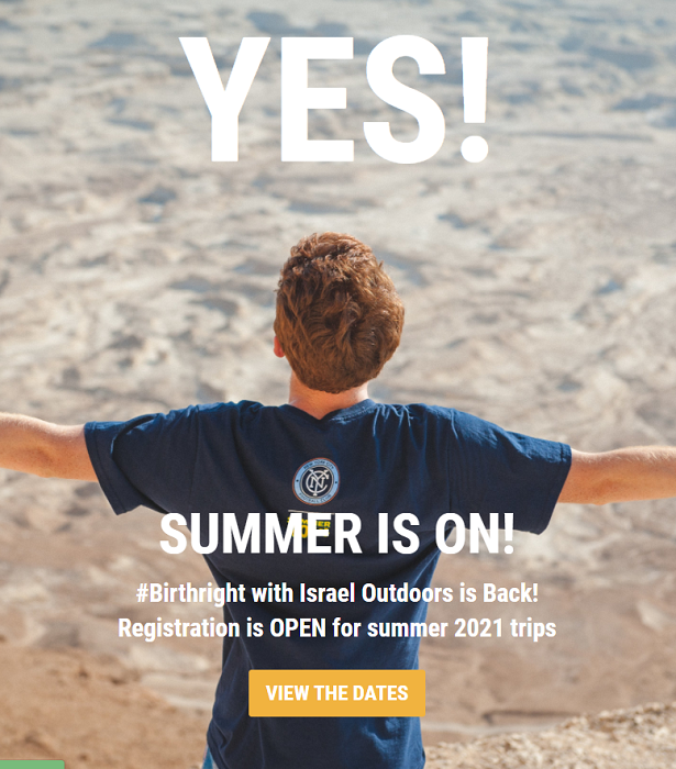 Free Trips to Israel with Israel Outdoors for Jewish Young Adults